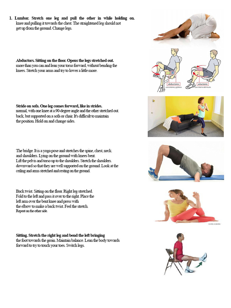 Effective Stretching Exercises Guide | PDF