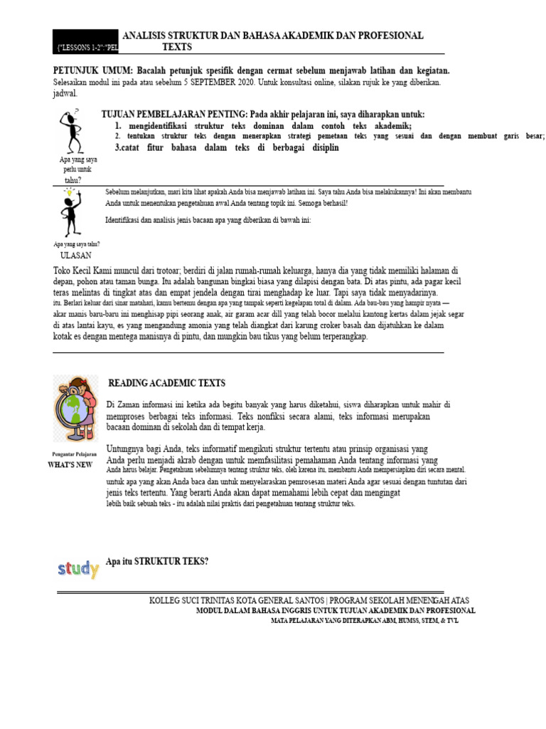 MINGGU-1-EAPP-Struktur-Teks-dan-Pernyataan-Tesis | PDF