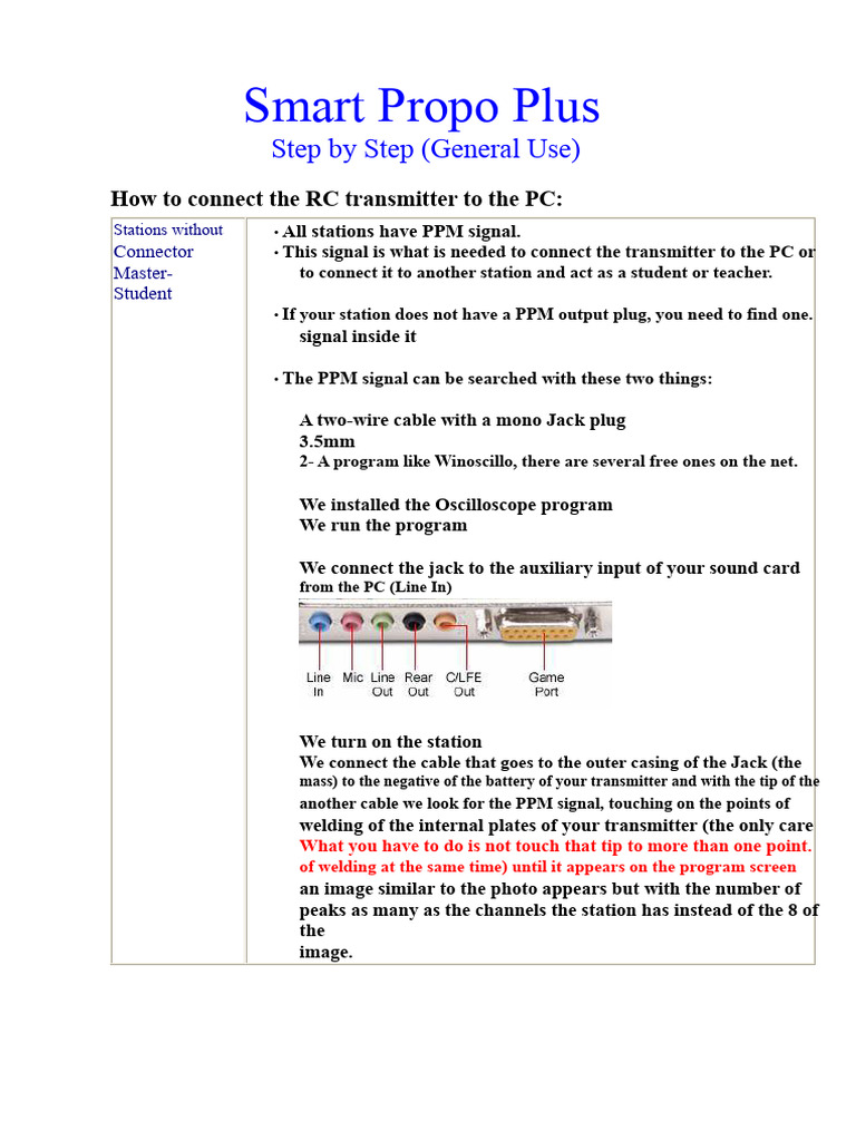 Smart Propo Plus Setup Guide | PDF | Icon (Computing) | Electronics