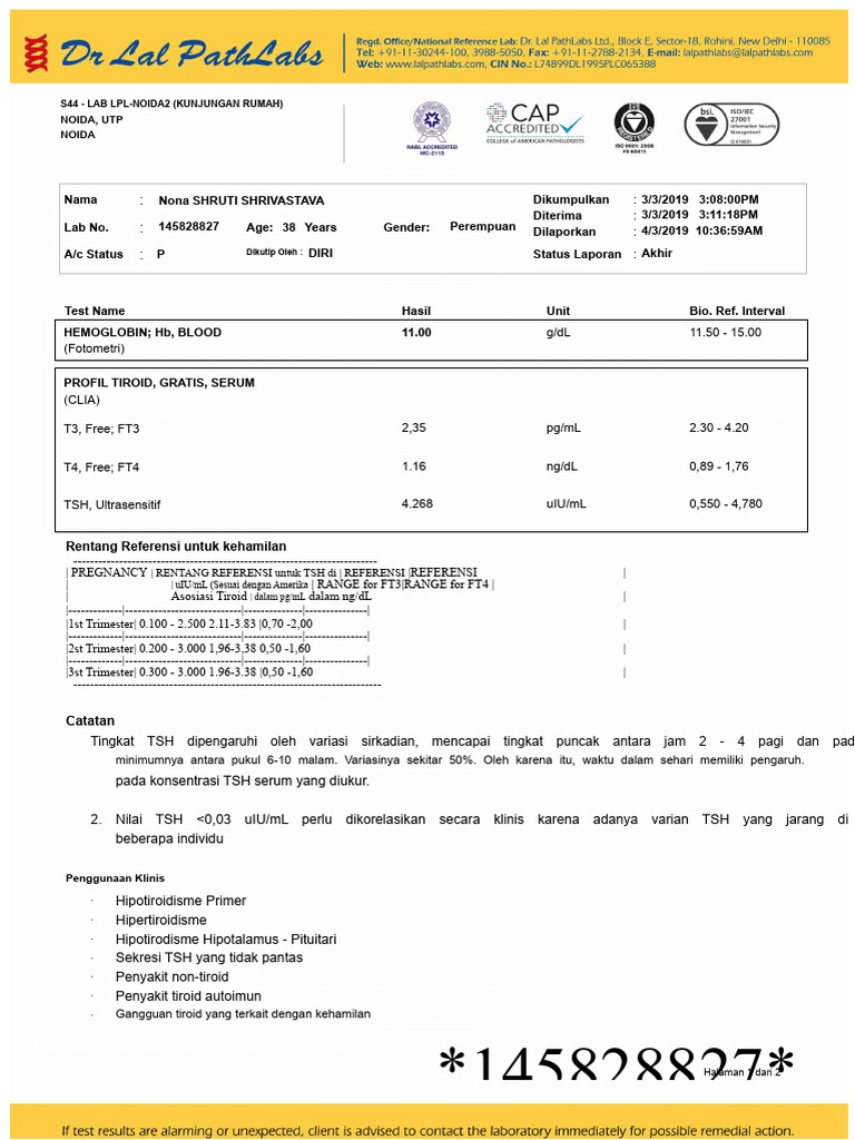 Lalpath Shruti Tiroid | PDF