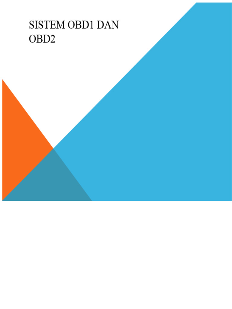 Sistem Obd1 dan Obd2 | PDF