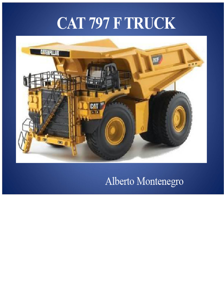 Cat 797 F Truck | PDF | Truck | Engines