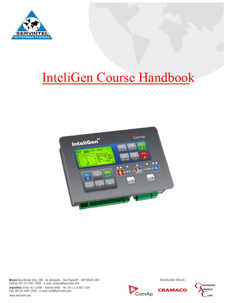 InteliGen NT Controller Course Handbook | PDF | Electrical Grid ...