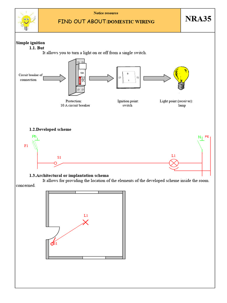 Domestic Wiring | PDF | Electrical Wiring | Switch