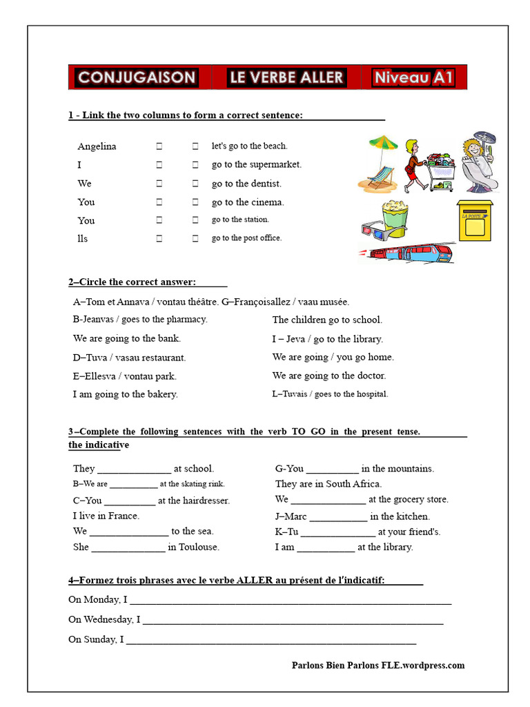 12 The Verb To Go | PDF