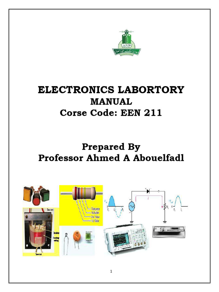 Electronics Laboratory Manual | PDF | Rectifier | Amplitude