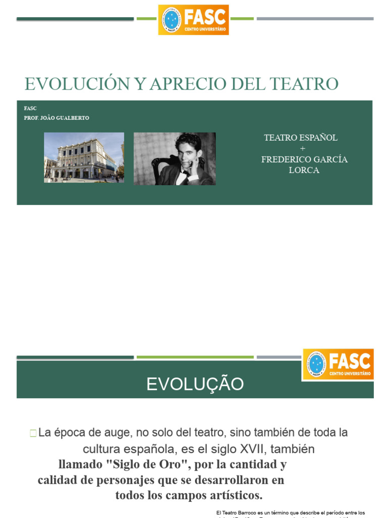 - Teatro español.pptx | PDF | Don Juan | Federico García Lorca