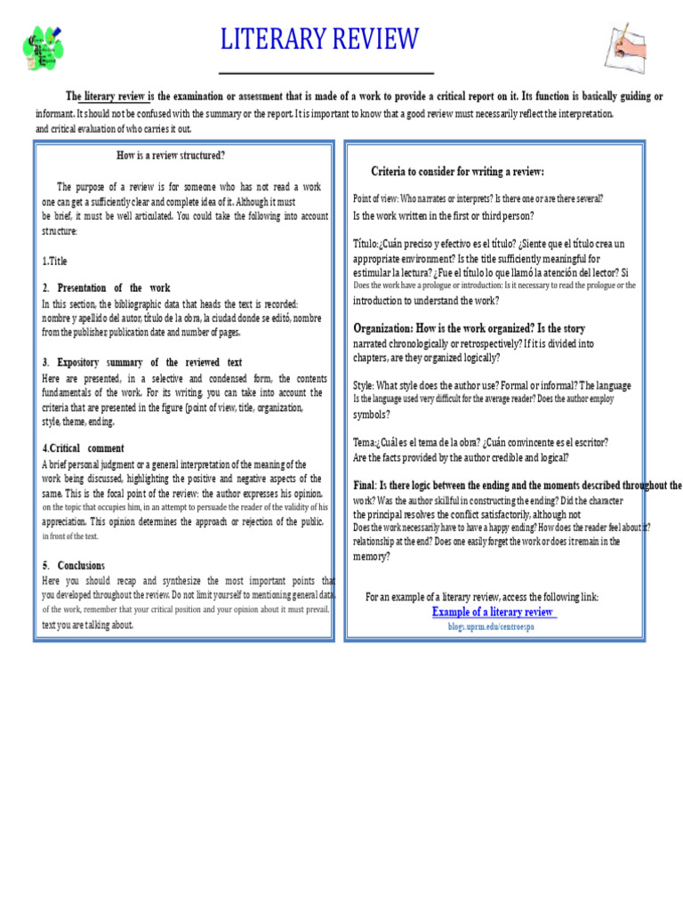 The Literary Review B | PDF