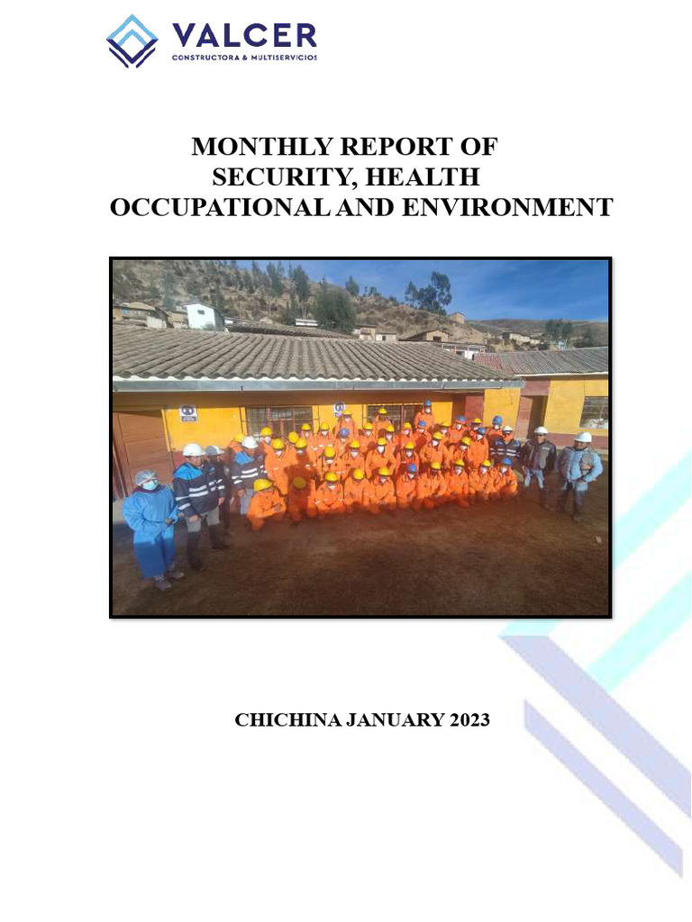 Sanitation Safety Report | PDF | Occupational Safety And Health | Waste