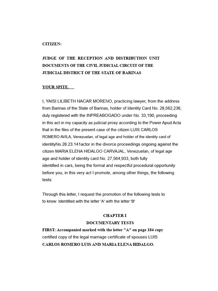 Promotion Letter For Mutual Agreement Divorce. | PDF