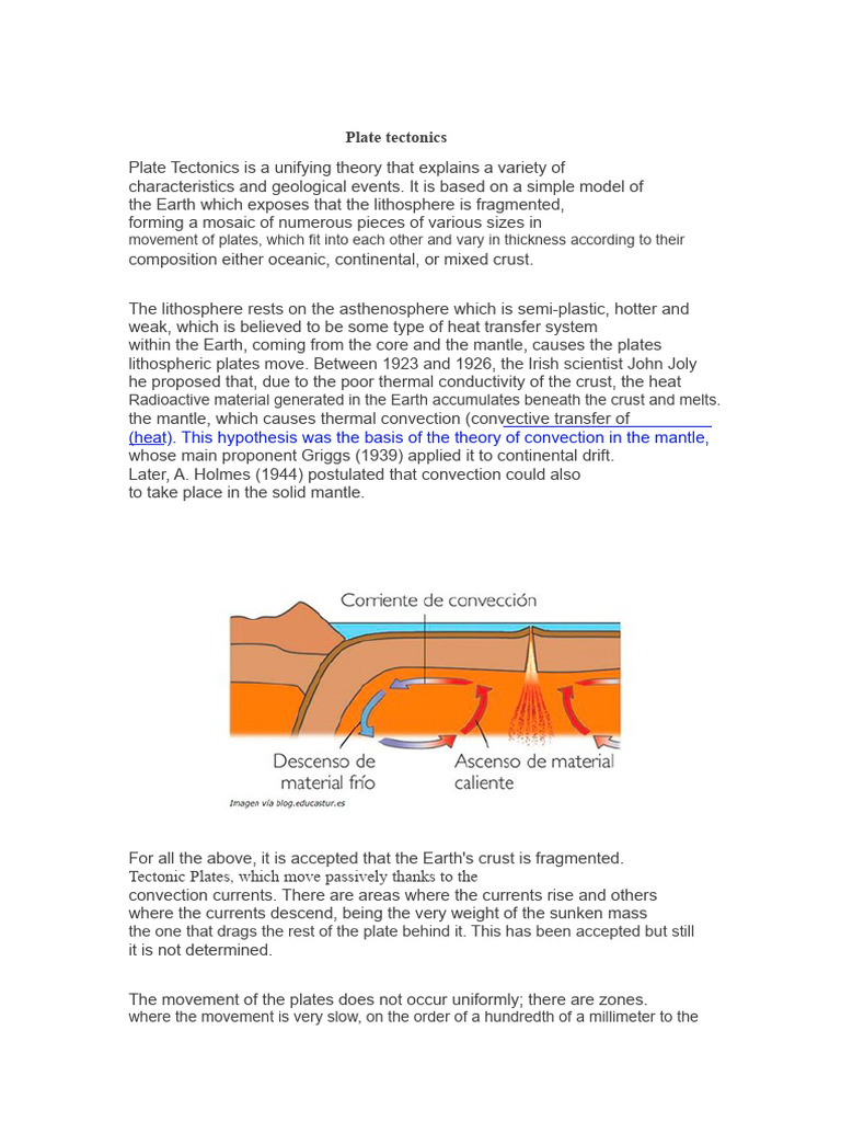 Plate tectonics | PDF | Plate Tectonics | Volcano