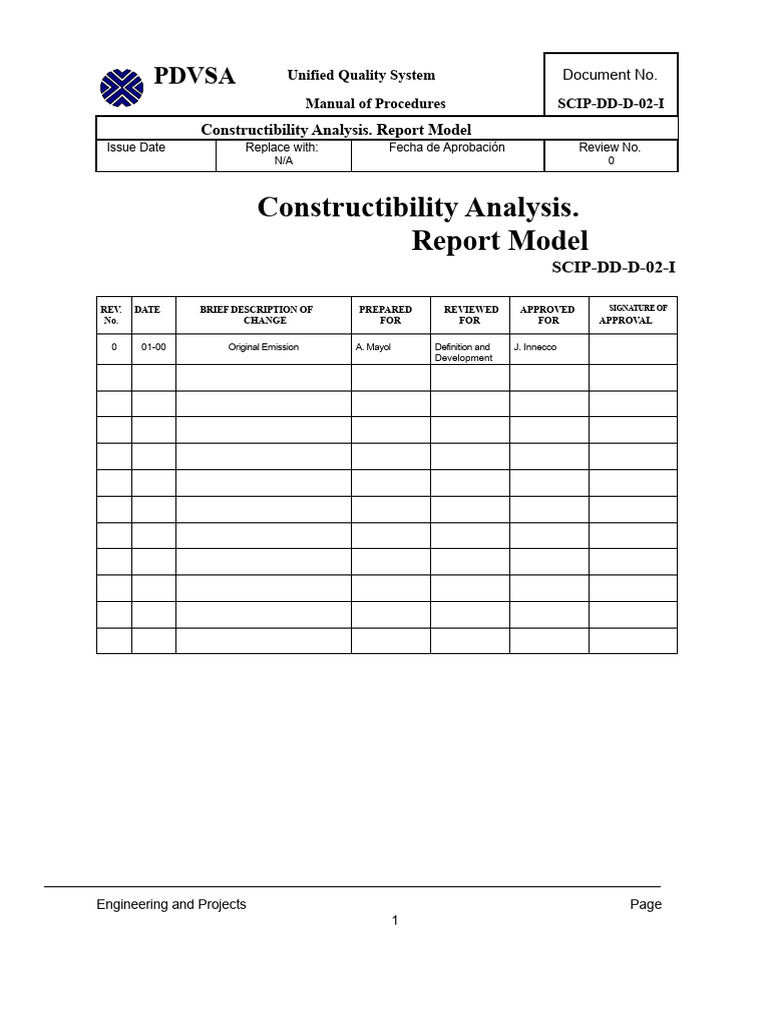 3.2 XConstructibility Analysis I. | PDF | Engineering | Quality Management System