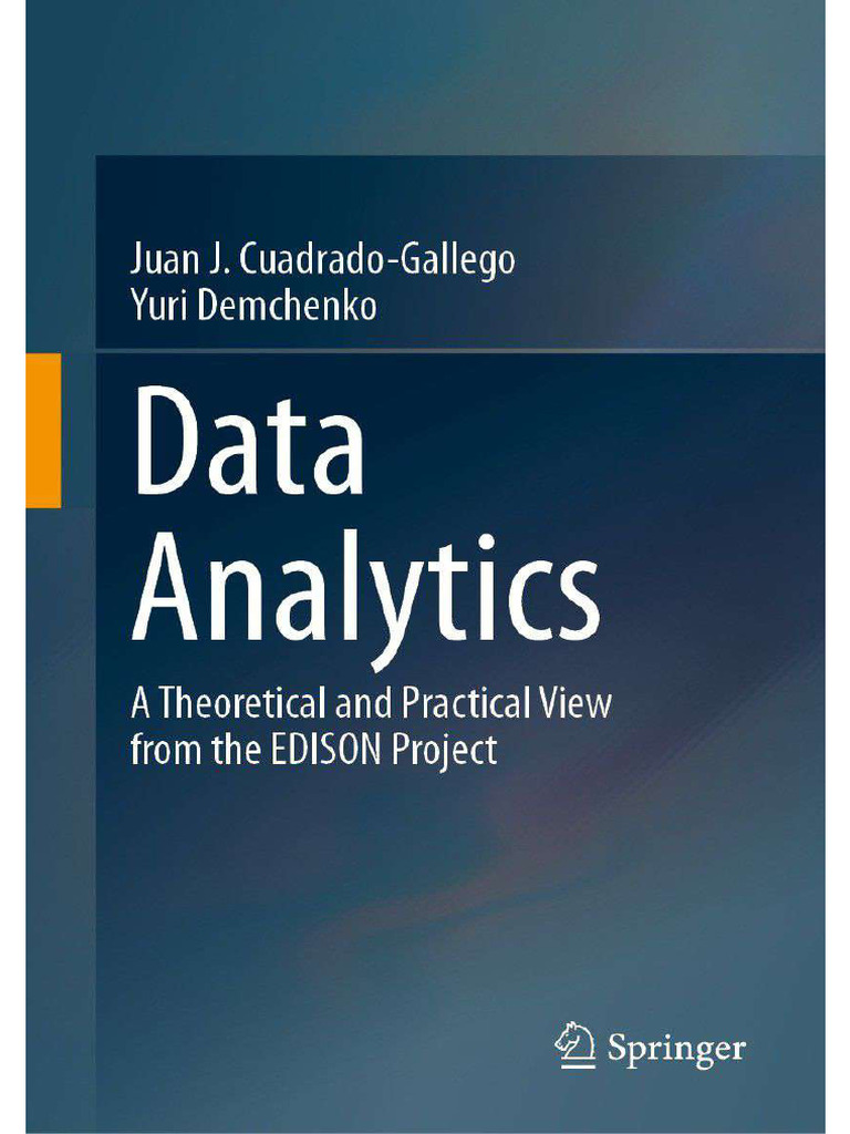 Data Analytics - Juan J Cuadrado-Gallego | PDF | Data Science | Machine Learning