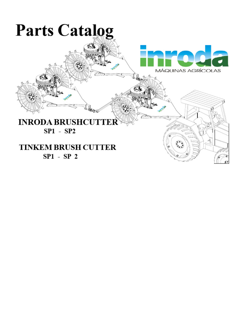 Inroda & Tinkem Brush Cutter Parts List | PDF | Screw | Nut (Hardware)