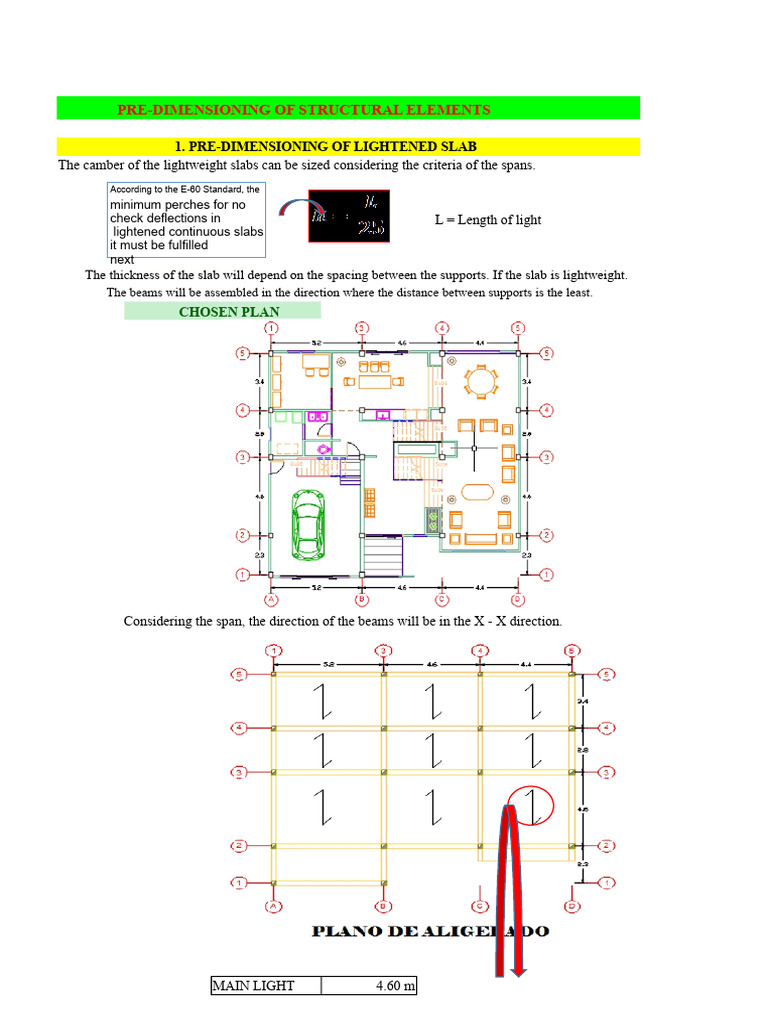 Structural Element Pre-Dimensioning Guide | PDF | Column | Beam (Structure)