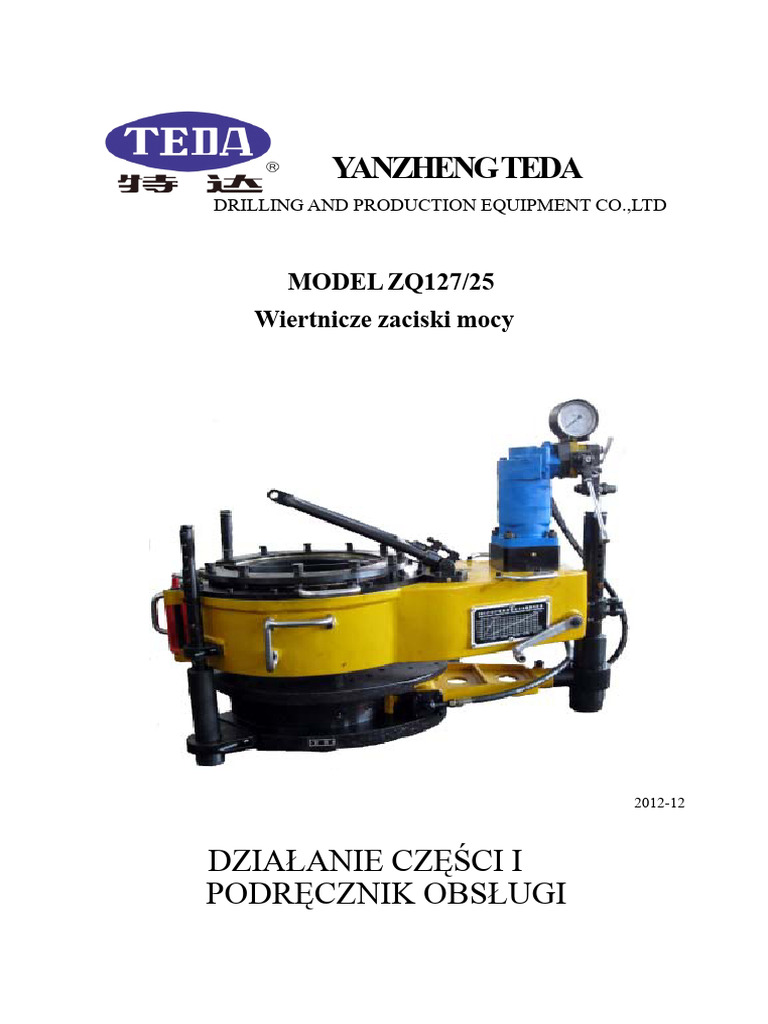 Hydraulic Key ZQ127 | PDF