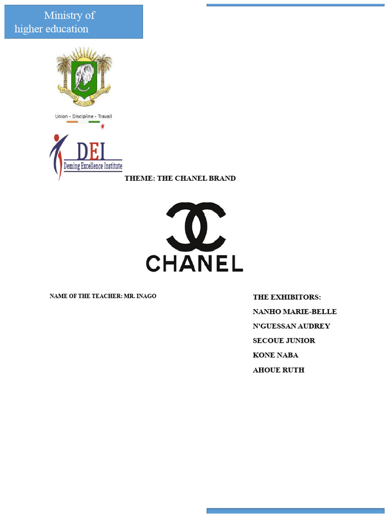 Overview of the Chanel Brand | PDF | Logos | Brand