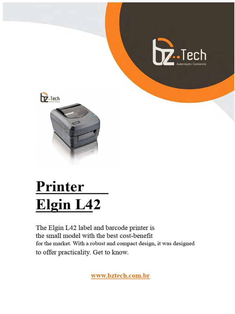 Manual Elgin l42 | PDF | Printer (Computing)