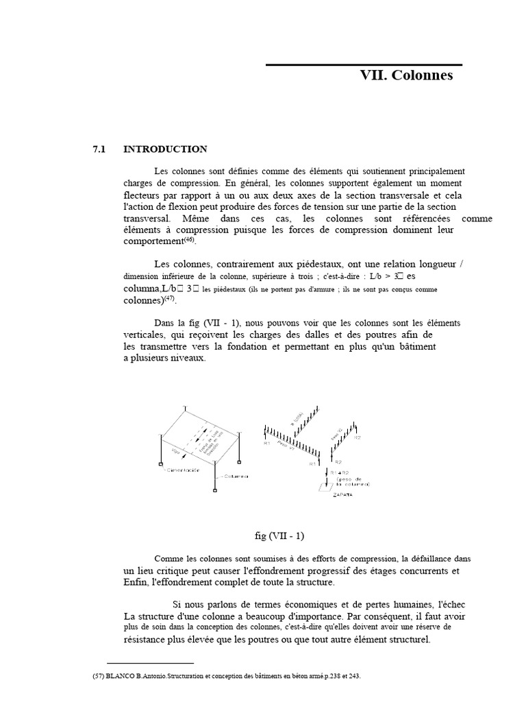 Types et exigences des colonnes en béton | PDF | Flexion (matériau ...