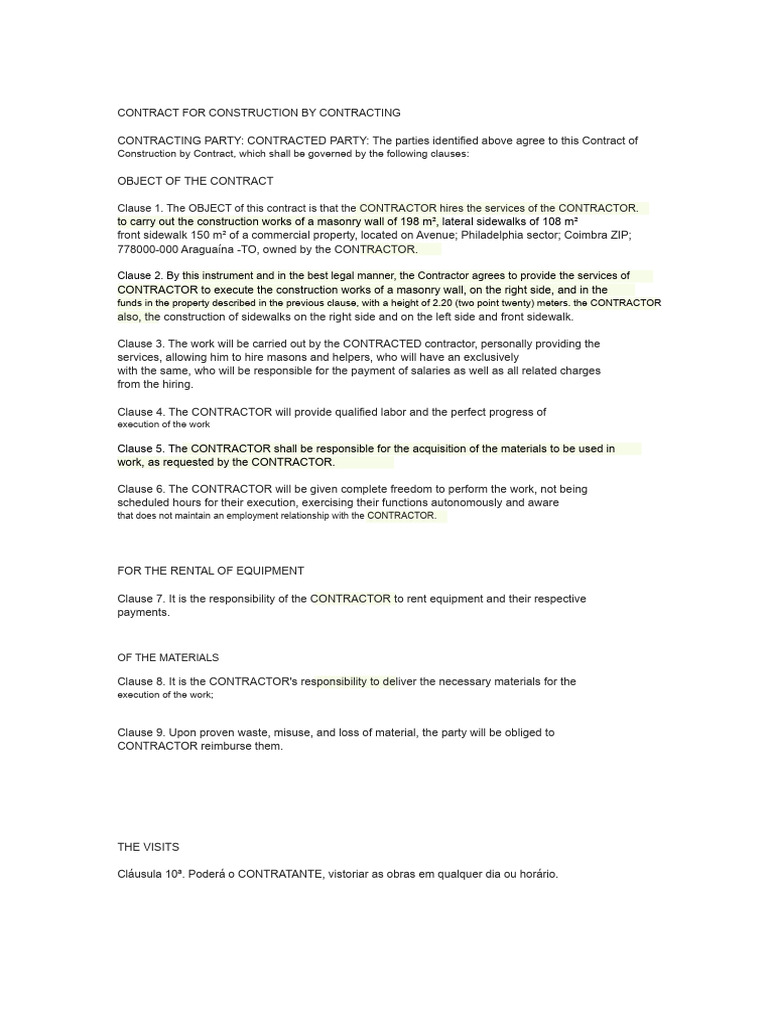 Construction by Contract 3-Wall | PDF | Private Law | Business Law