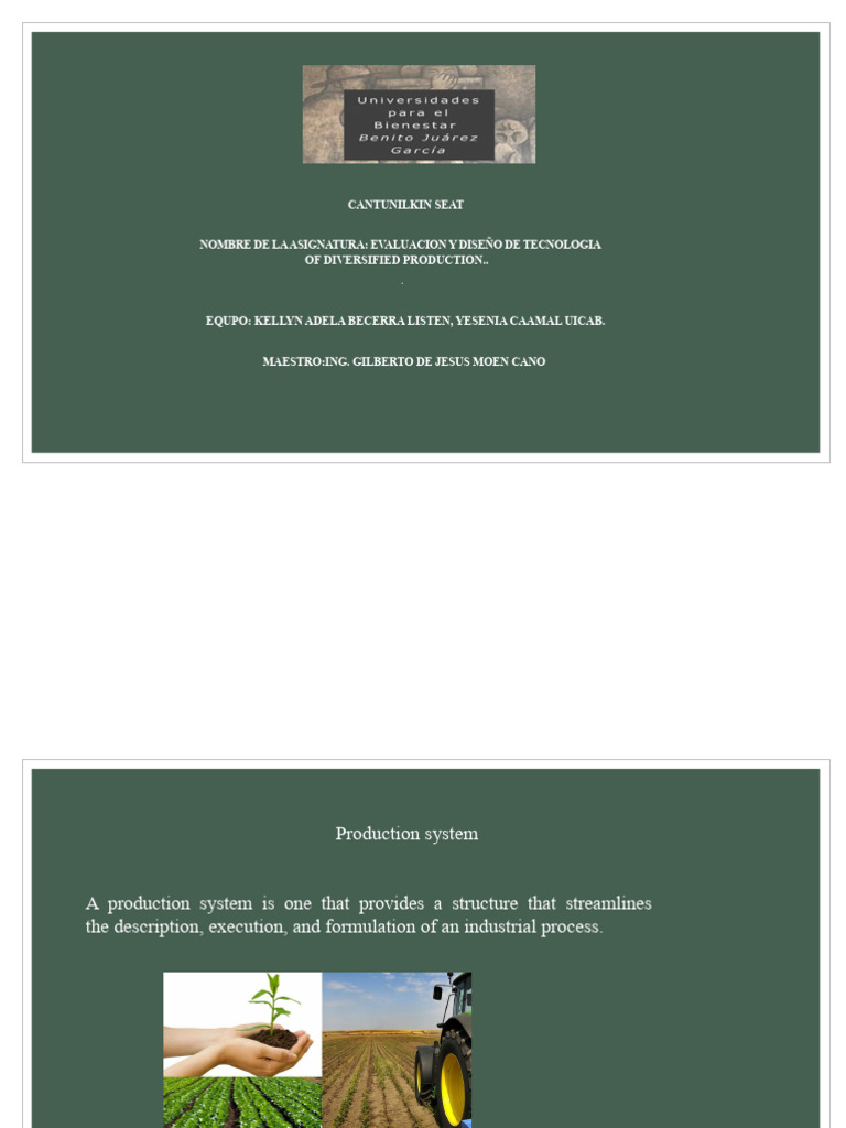 Diversified Production System | PDF | Agriculture | Natural Environment