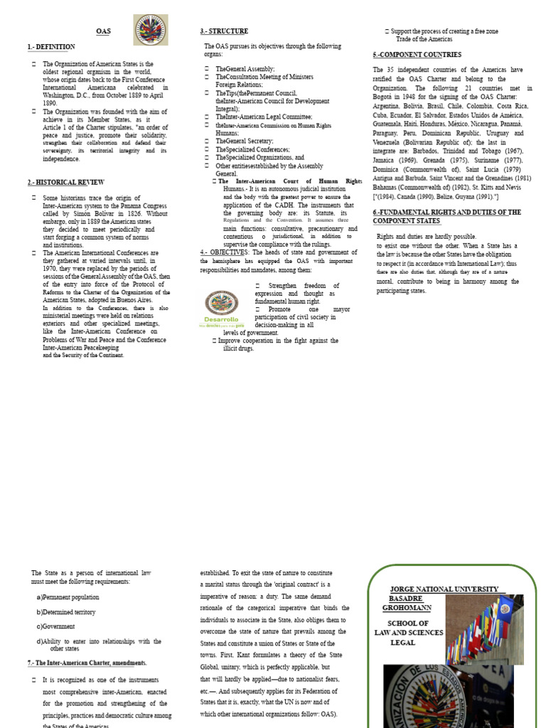 OAS TRIPTYCH | PDF | Justice | Crime & Violence