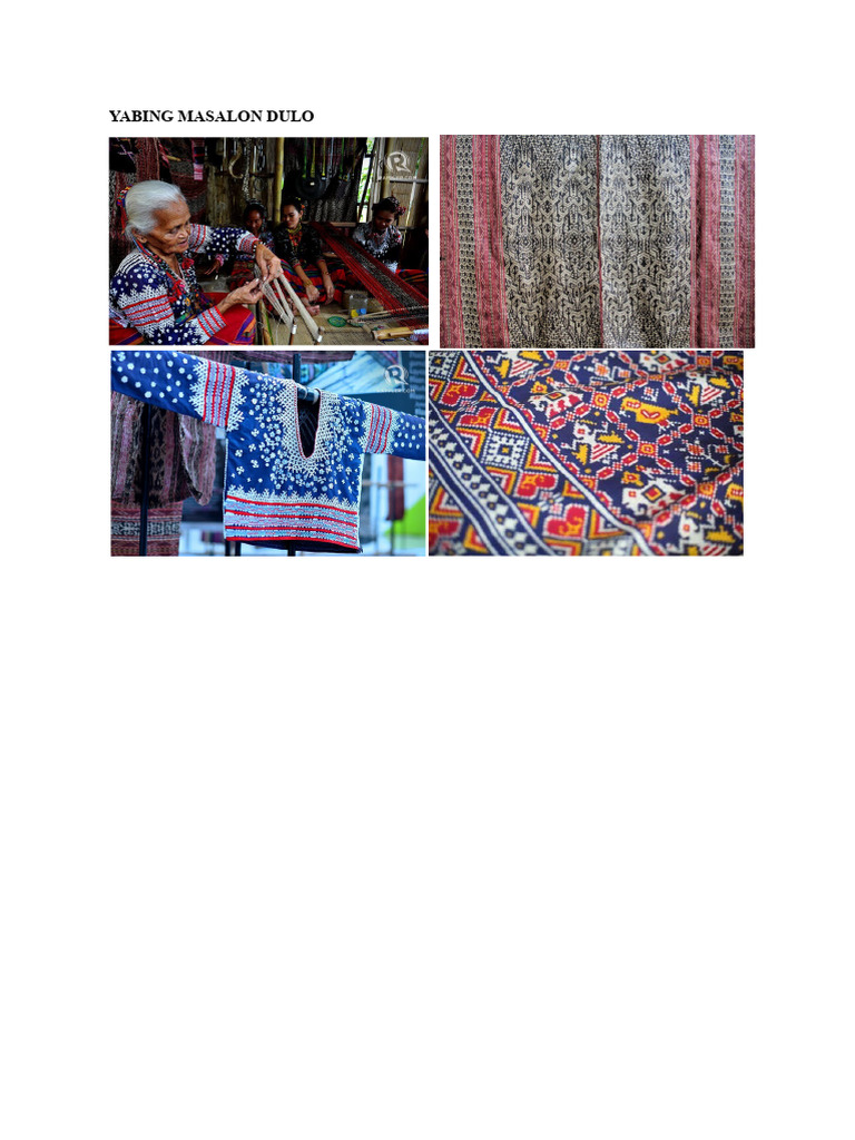 YABING-MASALON-DULO (1) | PDF | Textiles