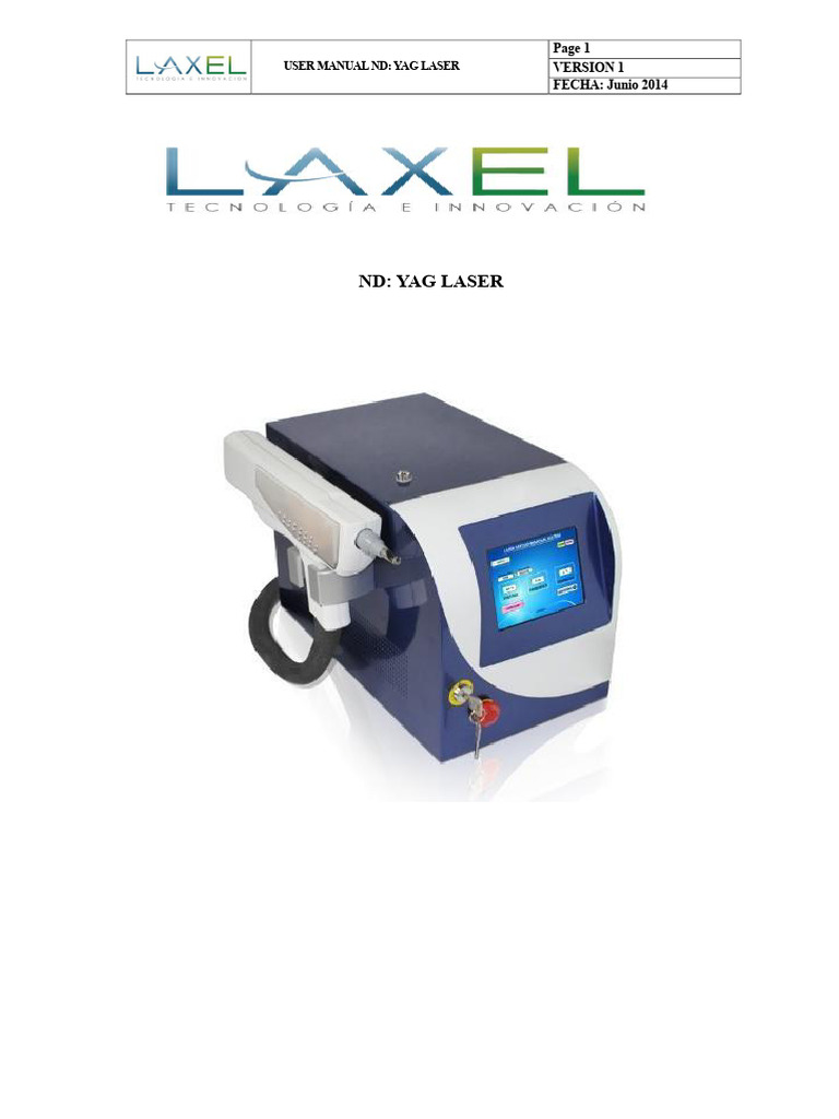 Nd:YAG Laser User Manual Overview | PDF | Laser | Electromagnetic Radiation
