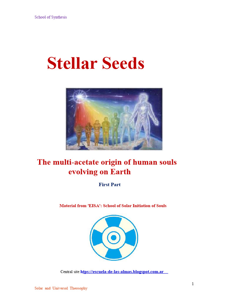 Stellar_Seeds_I | PDF | Soul | Theosophy