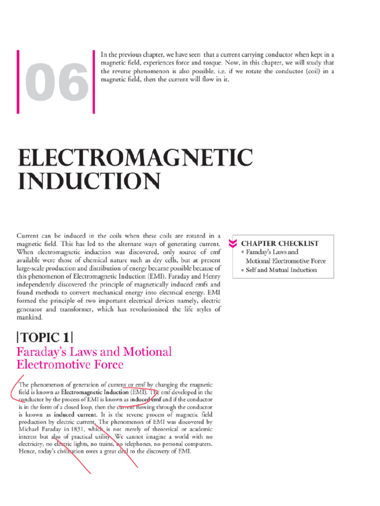 Electromagnetic Induction | PDF