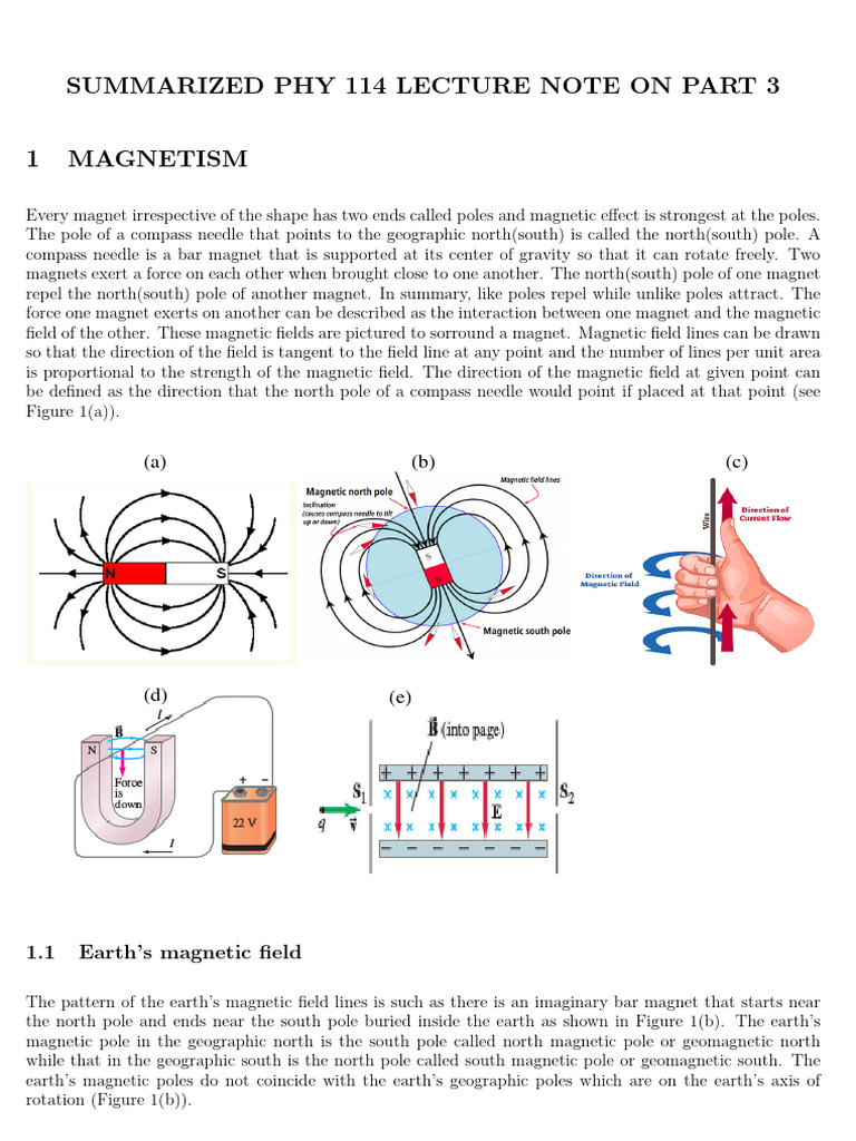Summarized Phy 114 Lecture Note Part 3 | PDF | Stimulus (Physiology ...