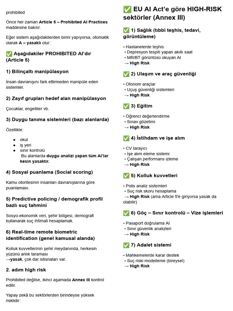 Article 5 - Prohibited AI Practices | PDF