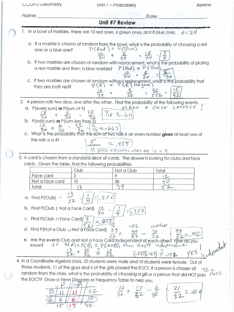 Probability Review Sol-11012012192729 | PDF
