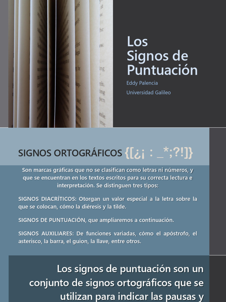 Los Signos de Puntuación | PDF | Puntuación | Los símbolos