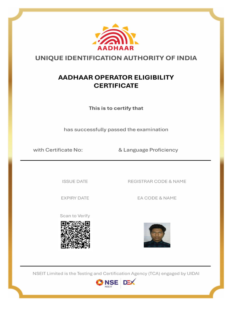 Ashish Debnath - EA Operator Profile | PDF