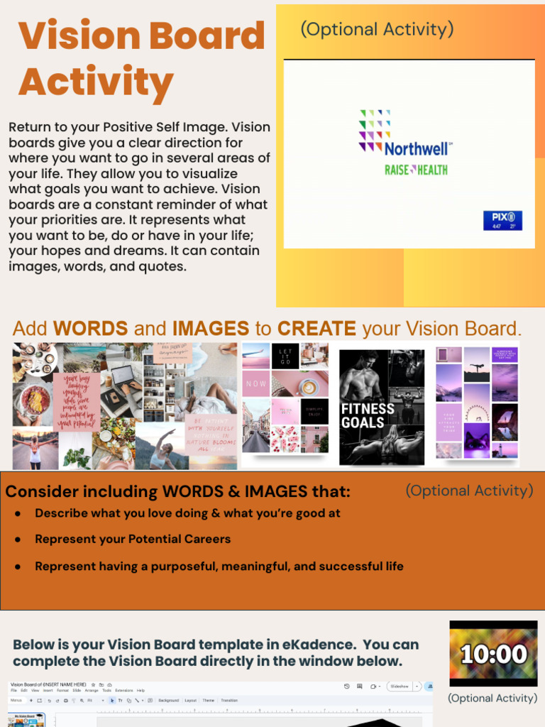 Day 3 - Part 4 - Vision Board (Optional Activity) | PDF