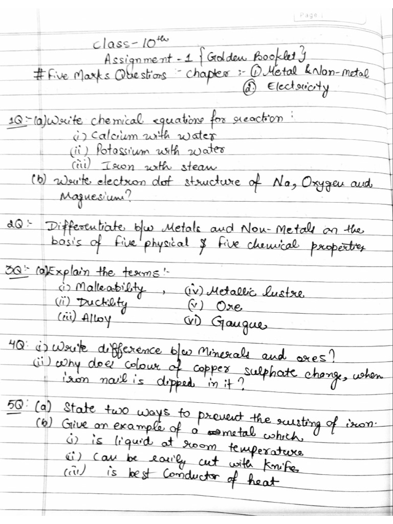 Long Answer Type of Questions ! | PDF