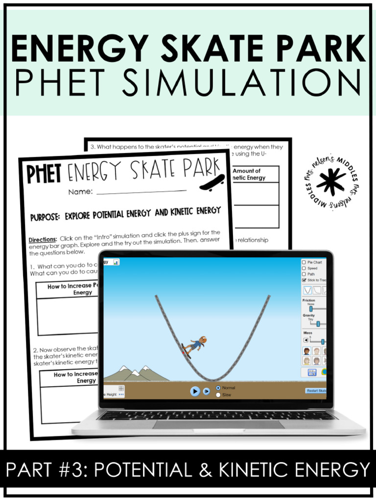Energy Skate Park Simulation Guide | PDF | Kinetic Energy | Physical ...
