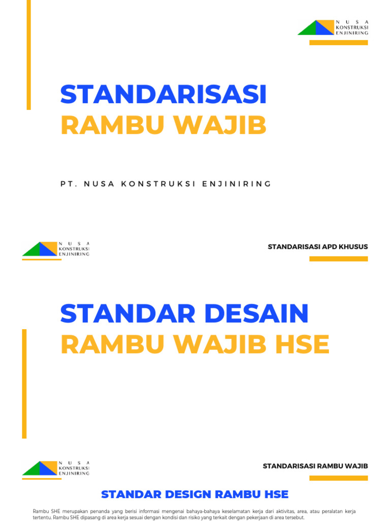 Standarisasi Rambu Wajib | PDF