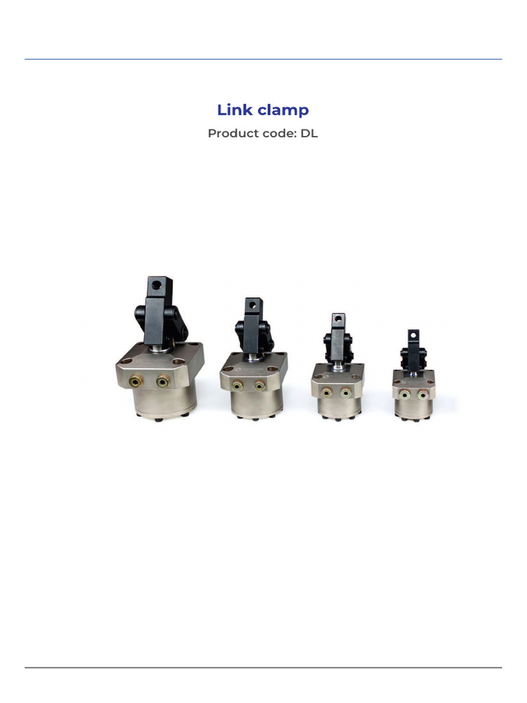 Hyd Link Clamp PDF | PDF