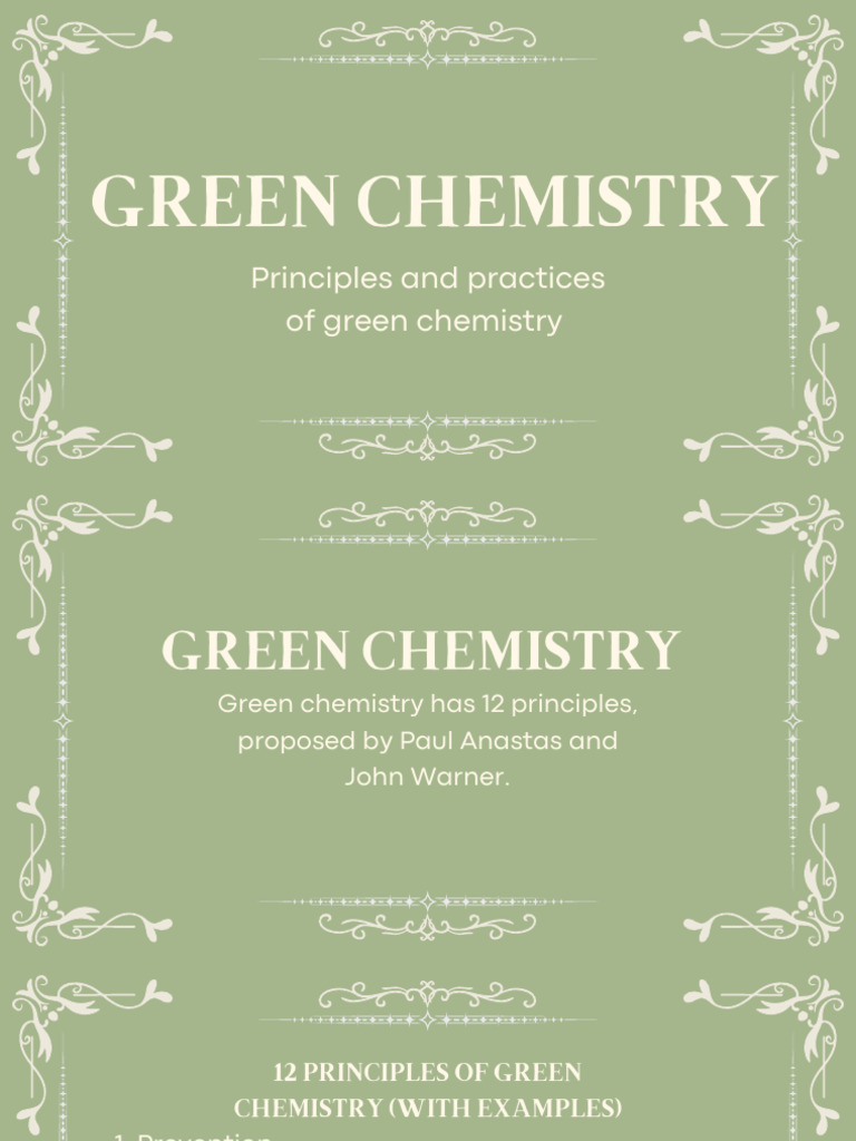 12 Principles of Green Chemistry_20250915_183149_0000 | PDF | Green ...