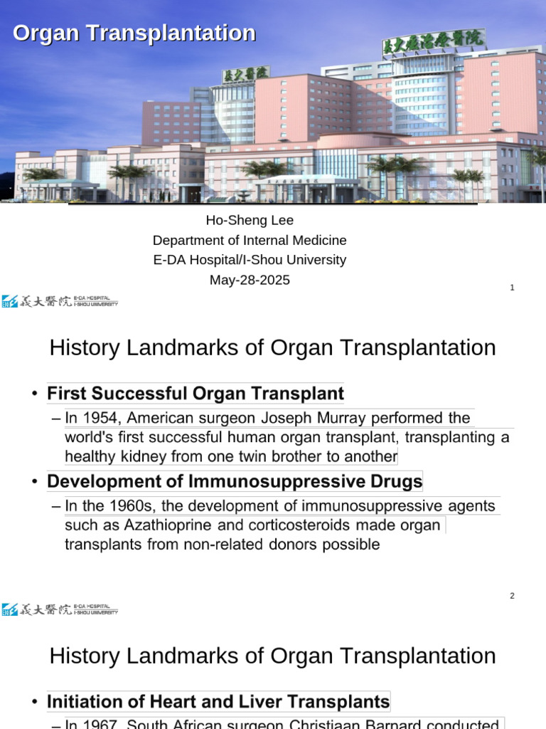 Organ Transplantation | PDF | Organ Transplantation | Organ Donation