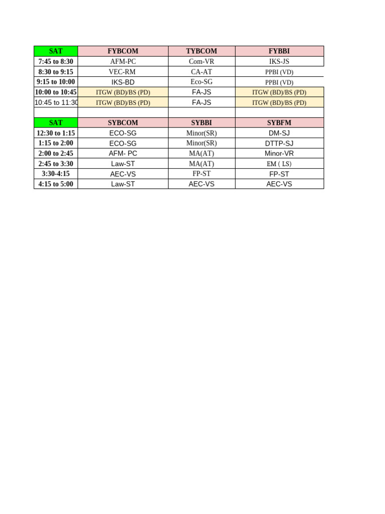Lecture Schedule Dated 13th September 2025-1 | PDF