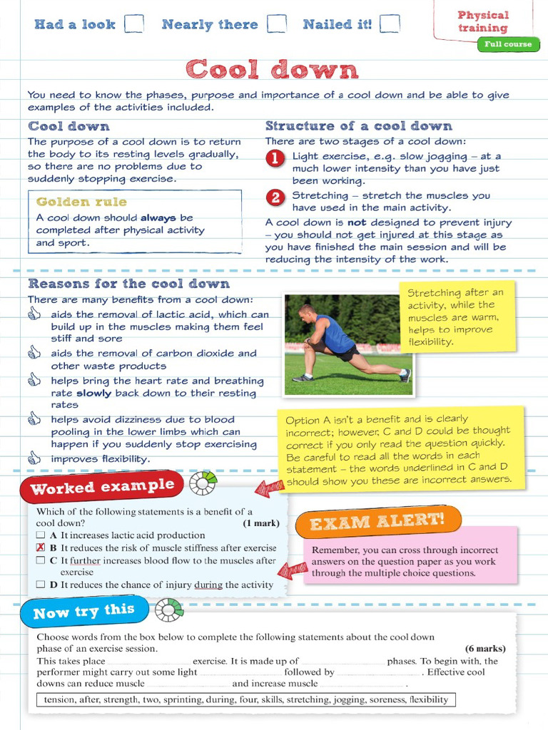 Ef - Cool Down (Lesson) | PDF