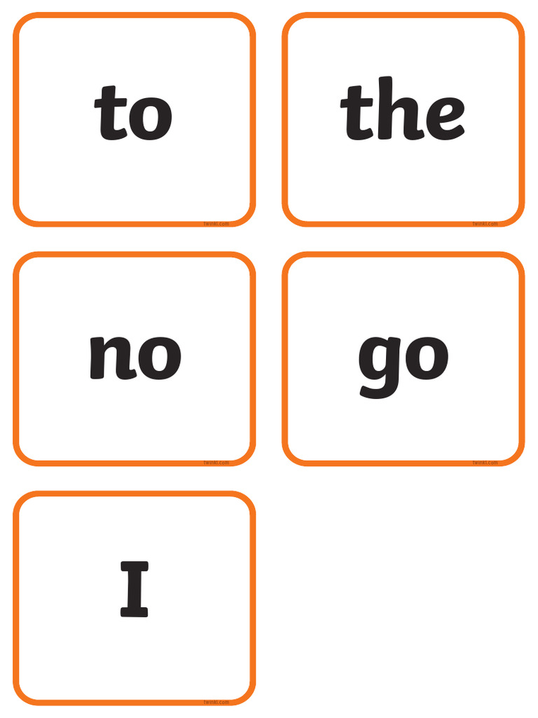 Level 2 Tricky Words Flashcards | PDF