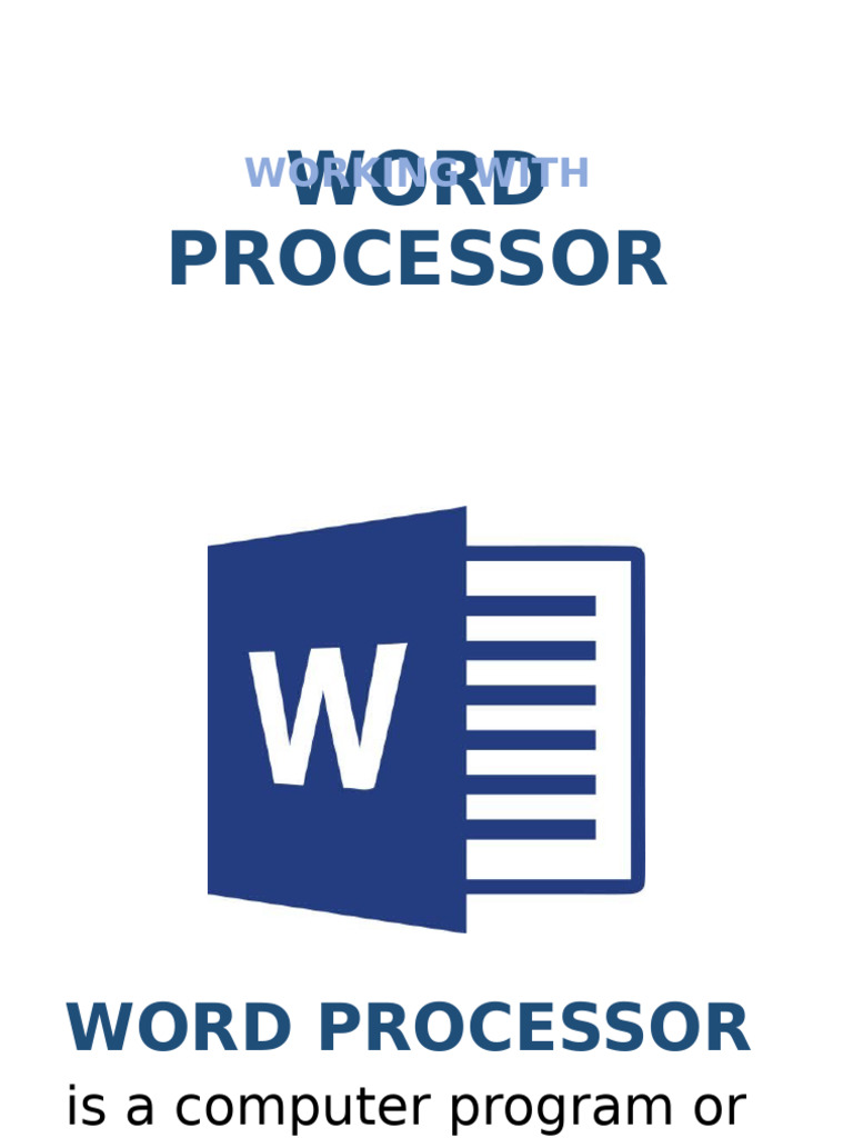 Word Processor Formatting Guide | PDF