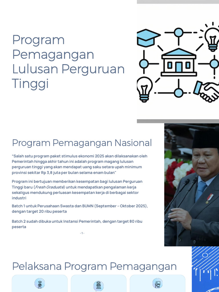 Program Pemagangan Lulusan Perguruan Tinggi Rev4 | PDF