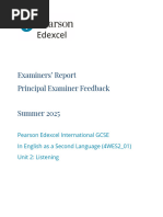 Pearson Edexcel Spoken Language Assessment | PDF | Communication ...