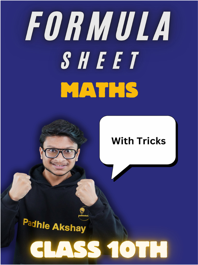 Formula Sheet | PDF